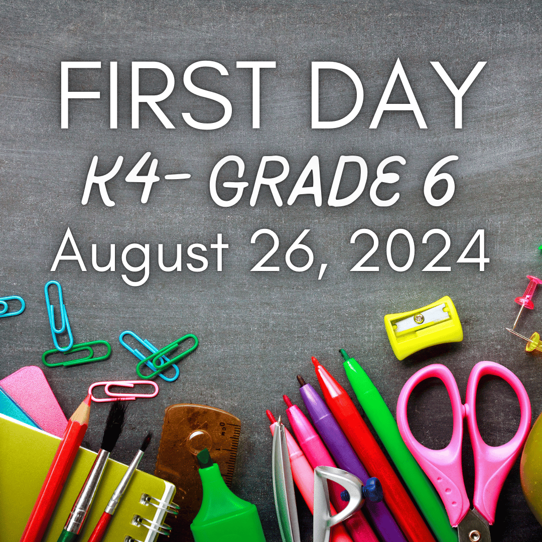 First Day of School K-6 - O'Chiese School Website